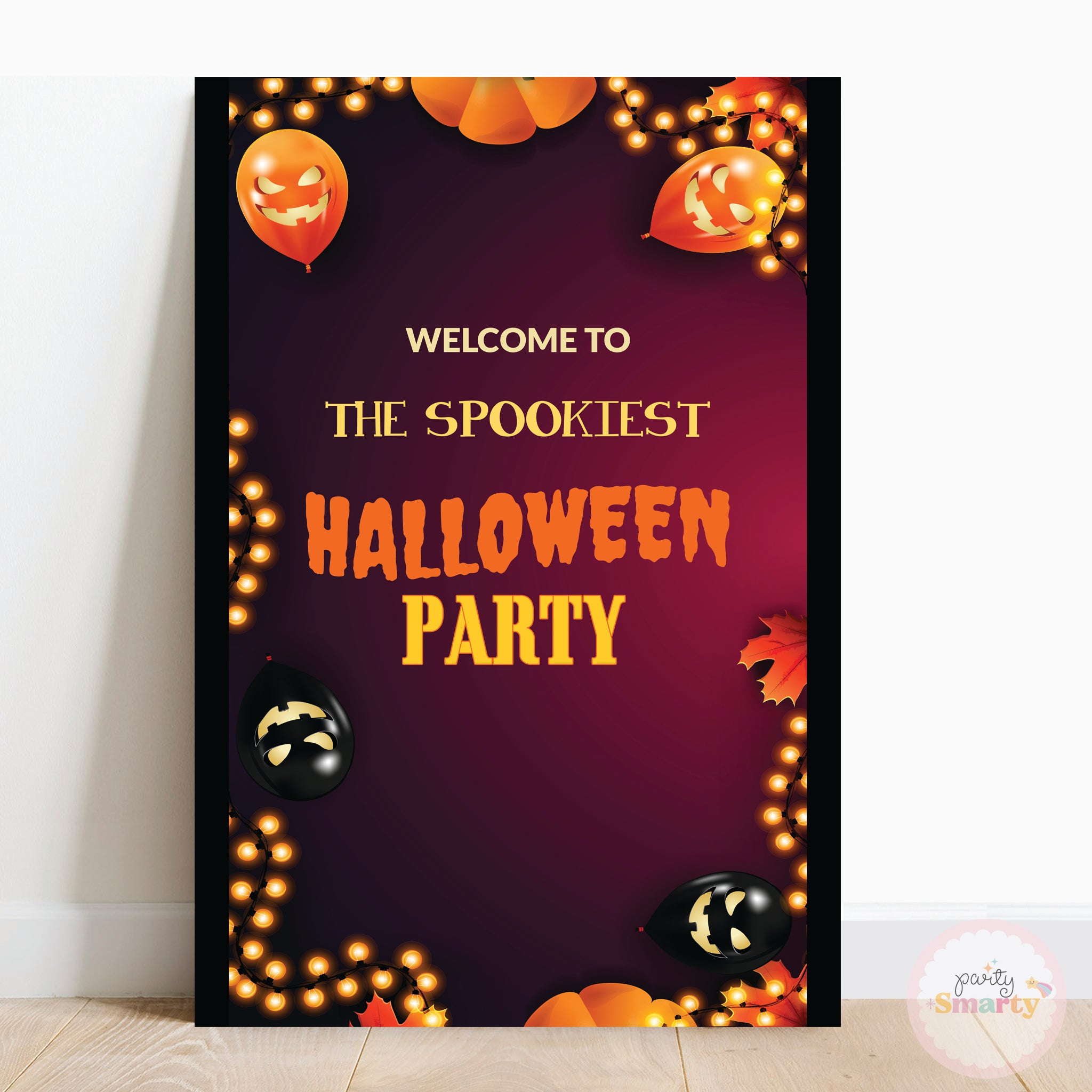 Halloween Welcome Board – Party smarty