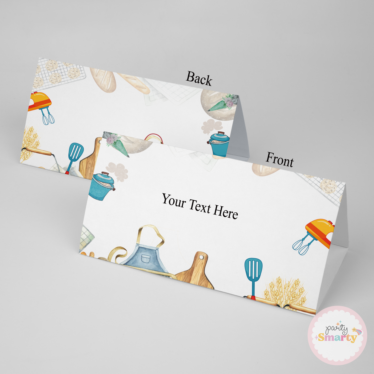 Chef Boy Food Tags - Set of 12 – Party Smarty